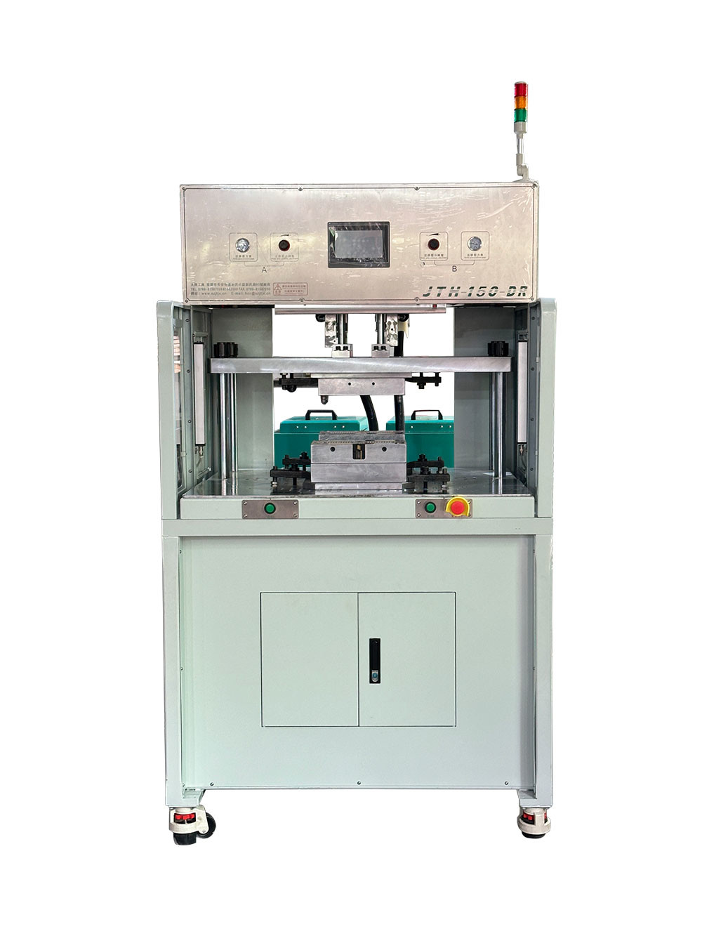 Electric Vertical Semi Auto Low Pressure Injection Molding Machine PLC